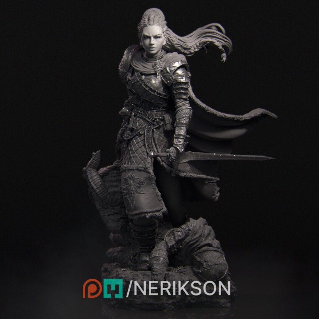 Kalia the Monster Hunter, by Nerikson. Fearless Monster Hunter and ...