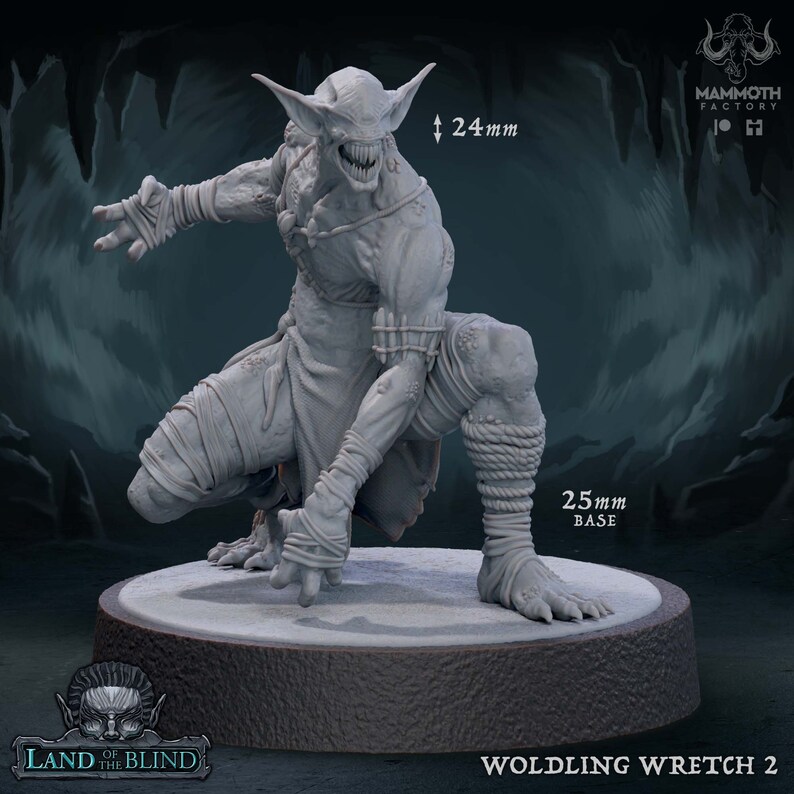 Woldling Wretch, Dark Elf Monstrosities for D&D and Tabletop Gaming ...