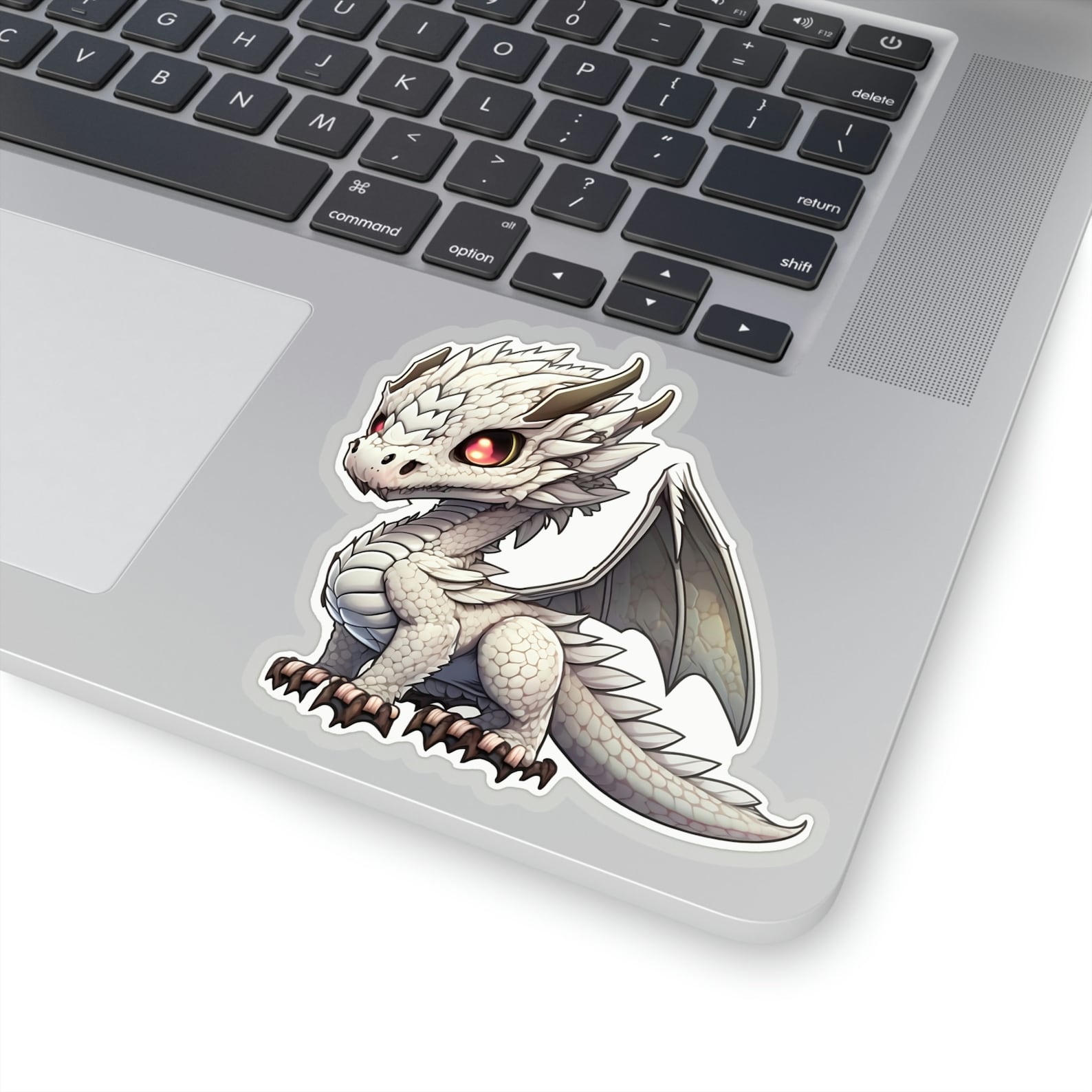White Dragon Chibi Kiss-cut Stickers Fantasy Stickers for - Etsy