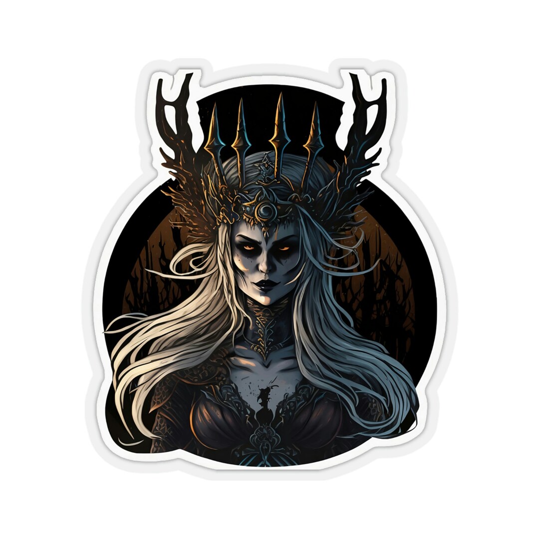 Mystical Hel Sticker Add Norse Mythology to Your Collection, Stickers ...