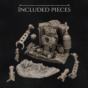 Abandoned Robot Diorama, by Nerikson. Beautiful 32mm and 60mm Scale ...