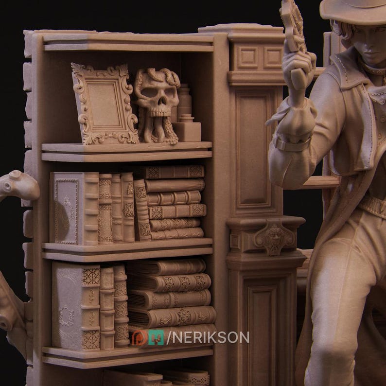 Laura, the Noir Detective Diorama | Beautiful Gumshoe Miniature by ...