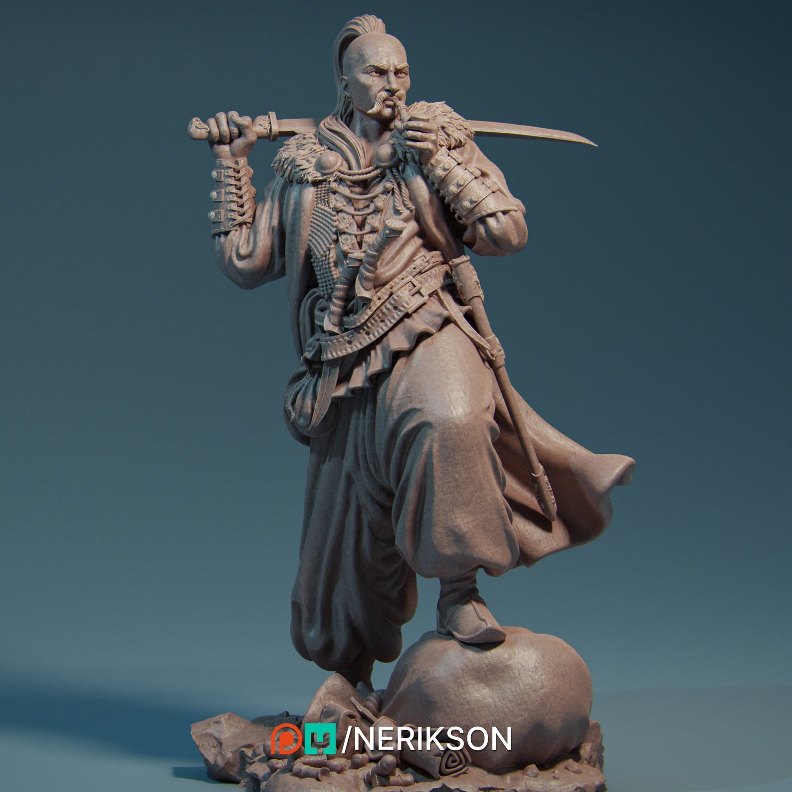 Collectible Taras the Free Cossack 3D Print by Nerikson - Exquisite ...