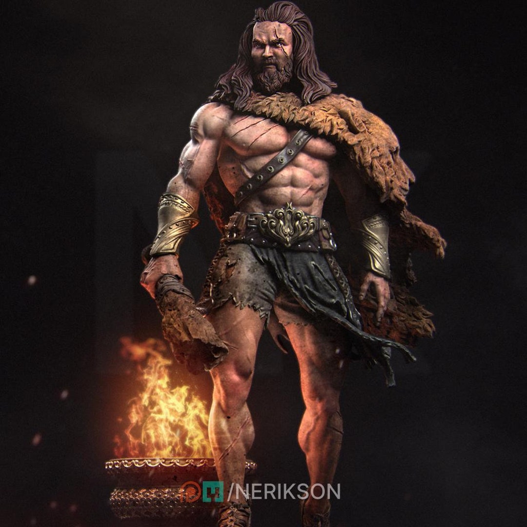 Heracles | Incredibly Powerful Ancient Warrior Miniature | 3D Printed ...