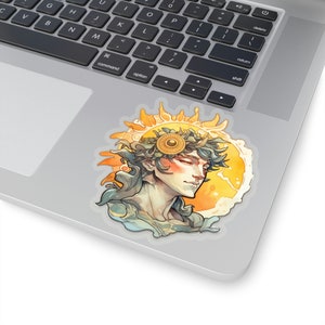 Watercolor Apollo Sticker - God of Music and Prophecy - Stickers for ...