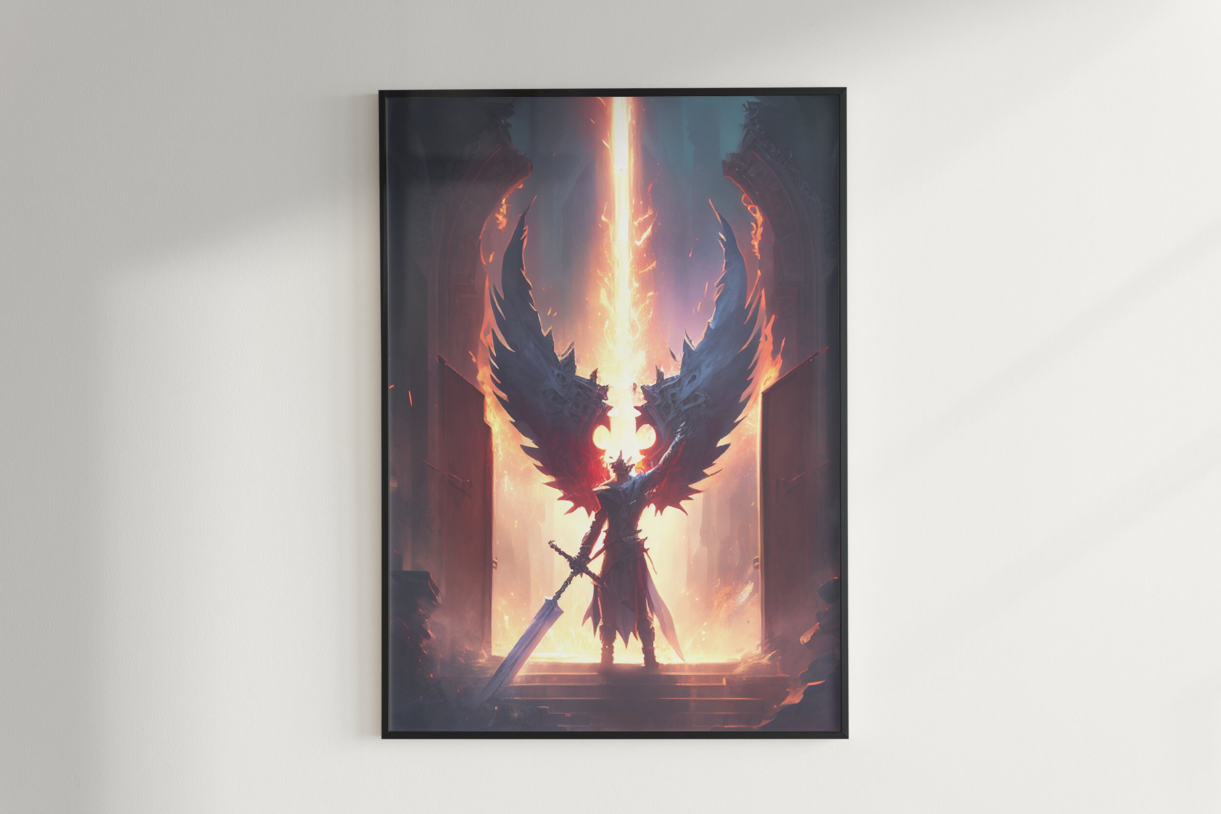 Angel Gatekeeper Concept Art Concept Par L'art Art - Etsy France