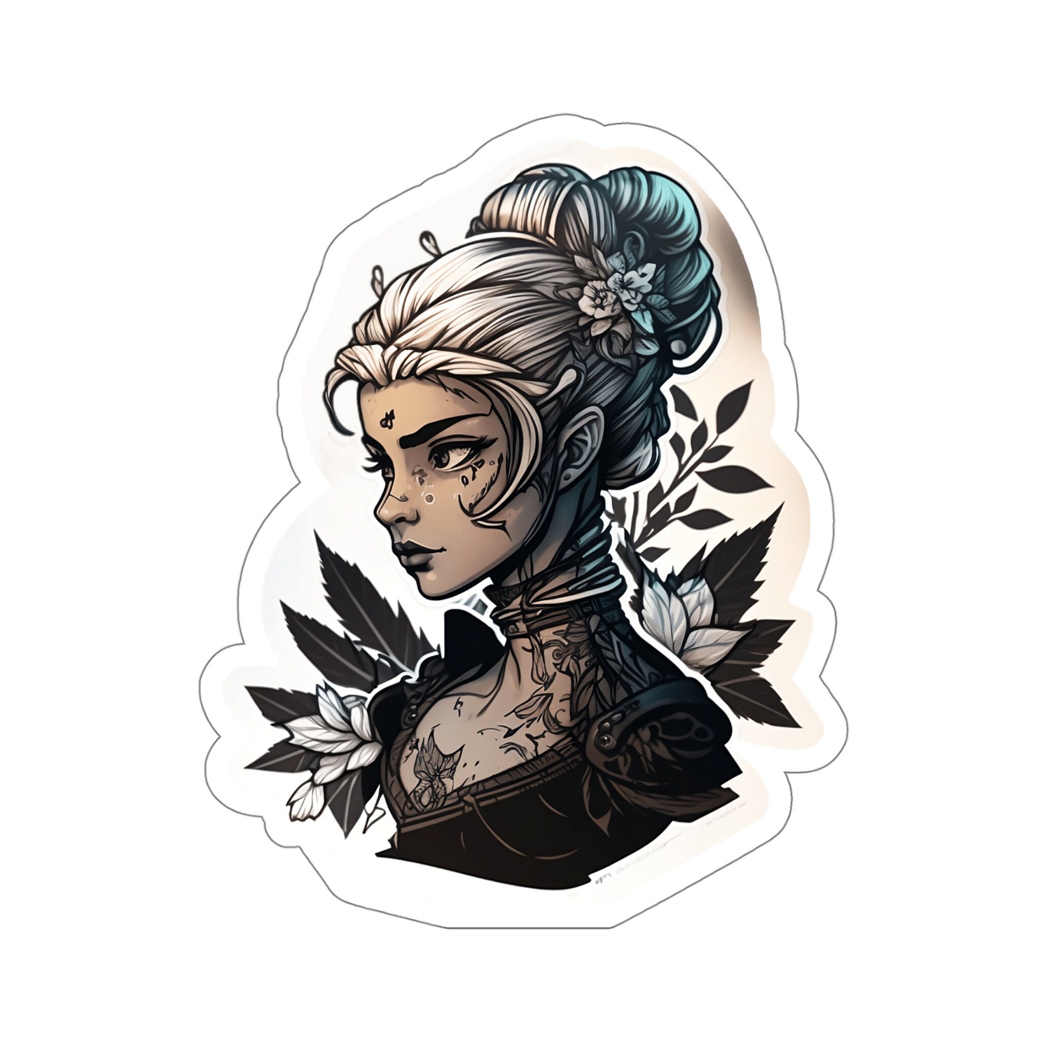Beautiful Dark Fae Sticker Enigmatic and Intriguing Decal - Etsy