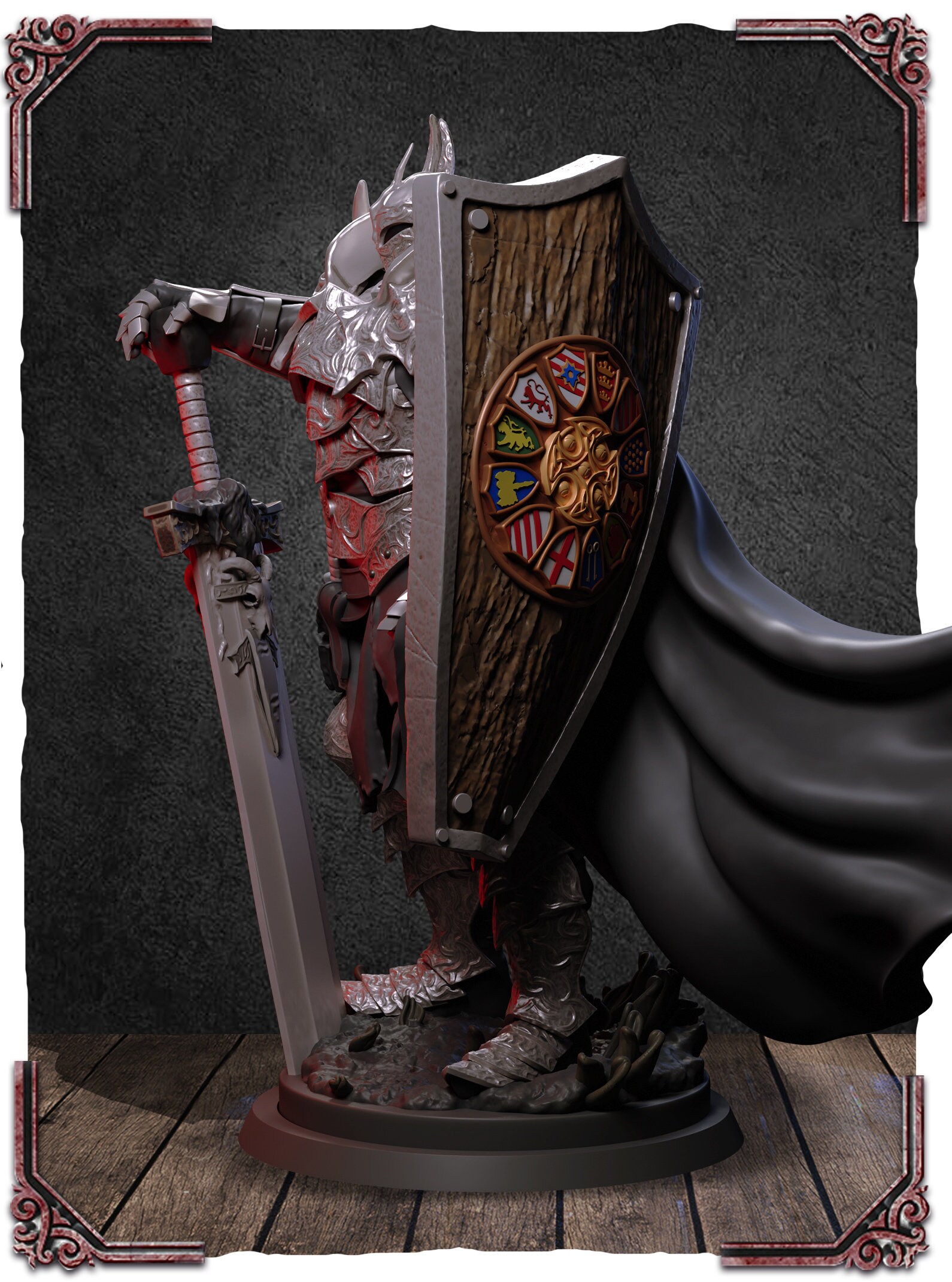 Pendragon | Powerful Knight Turned Vampire Familiar | Eternal Night ...