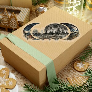 Forest by Moonlight, Unique Kiss Cut Sticker Designs - Stand Out With ...