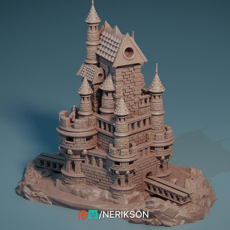 Dracula’s Castle by Nerikson | 3D Printed Gothic Vampire Fortress for ...