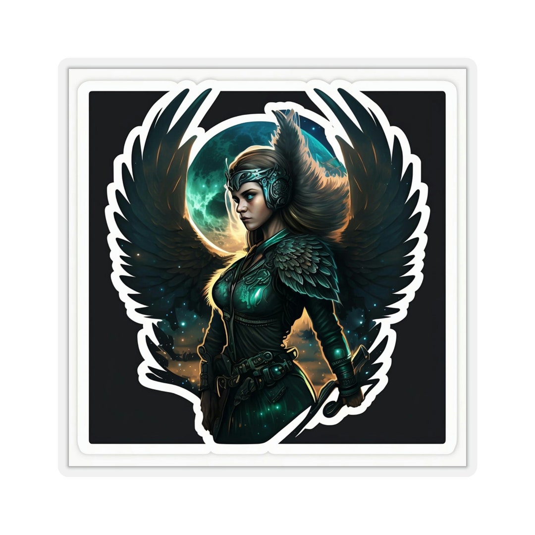 Dark Valkyrie Unique Kiss Cut Sticker Designs Stand Out With Our Custom ...