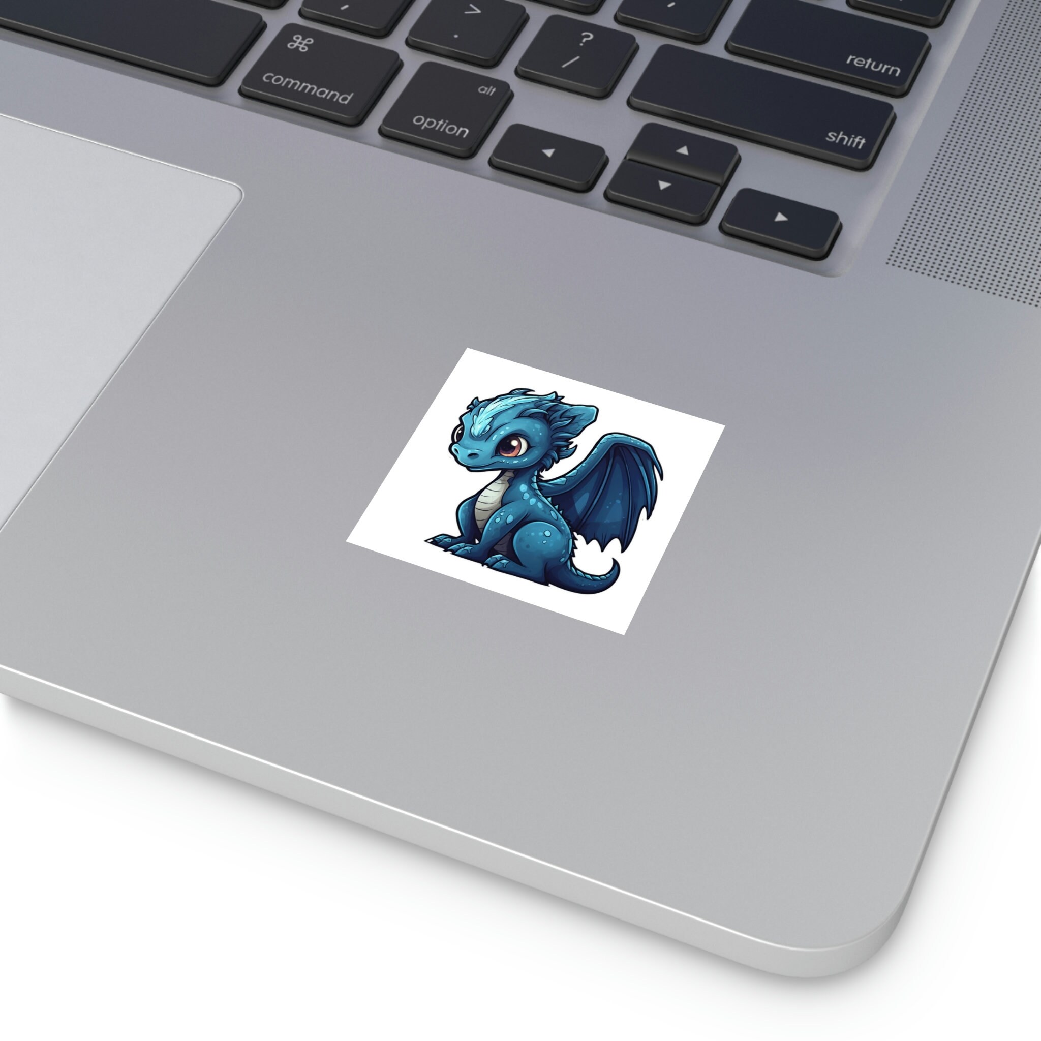 Cute Chibi Blue Dragon Sticker Adorable Fantasy Vinyl - Etsy
