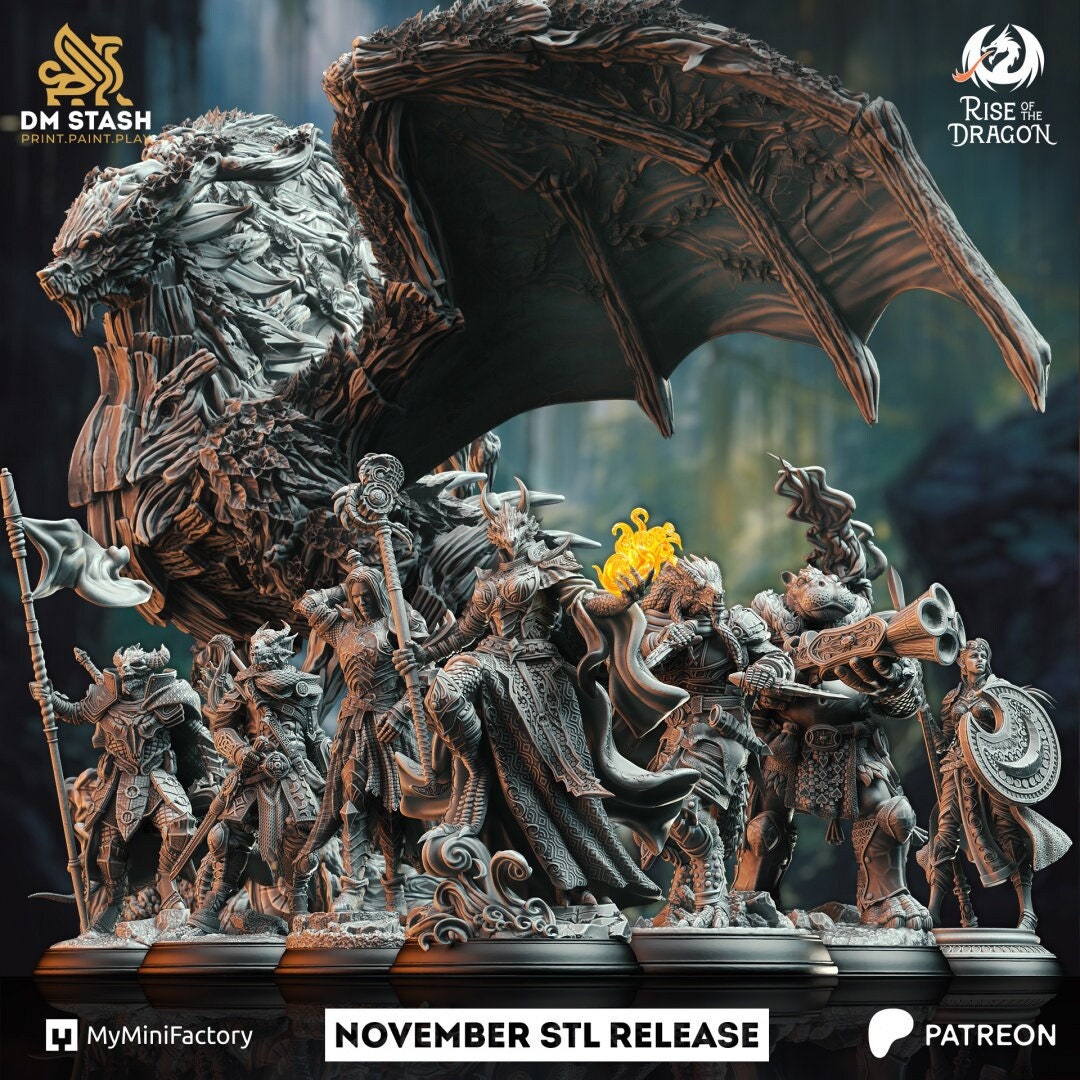 Complete Rise of the Dragons Adventure Set by Dm-stash, Nov 2023 ...