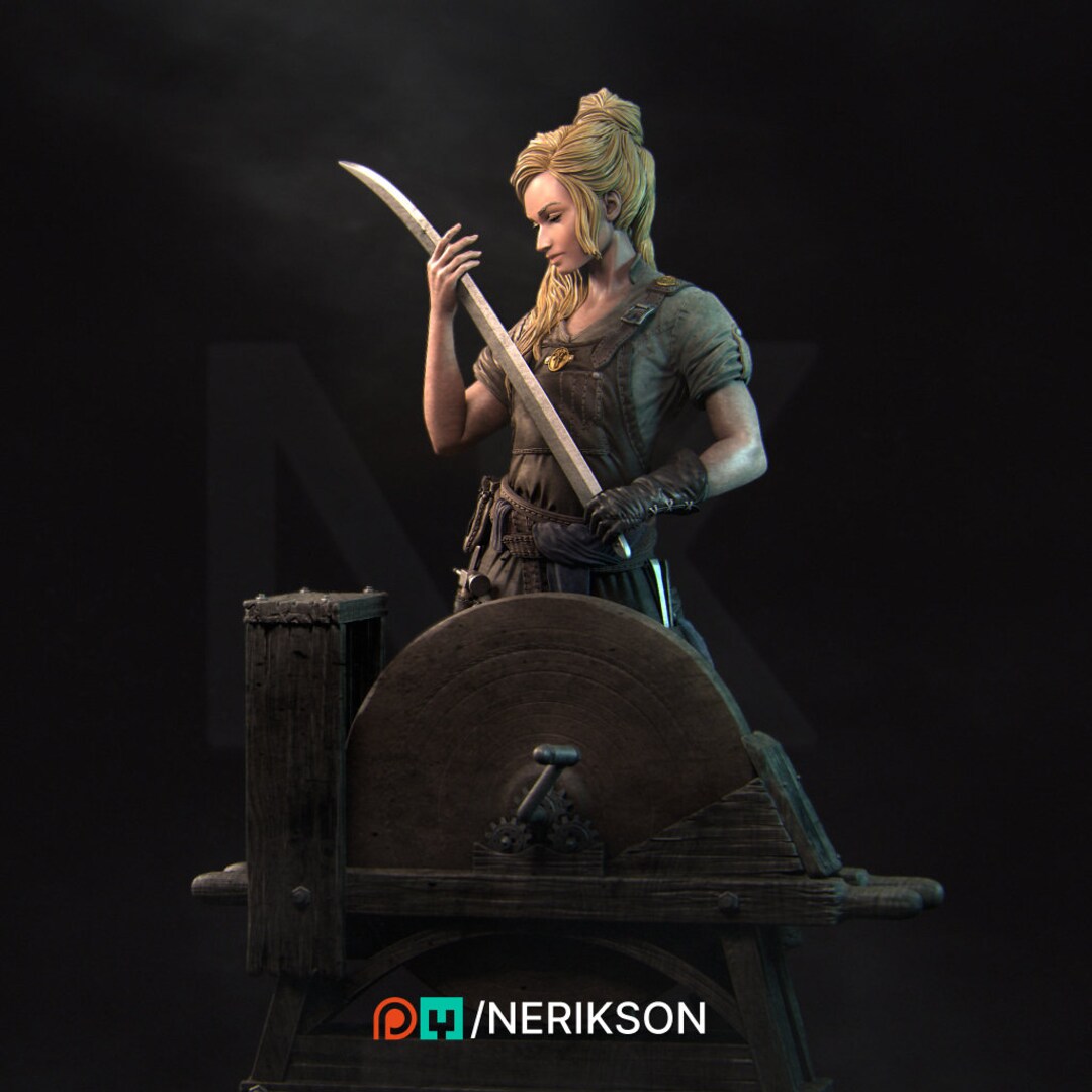 Lara the Blacksmith, Second Pose, Sculpted by Nerikson. Beautiful ...