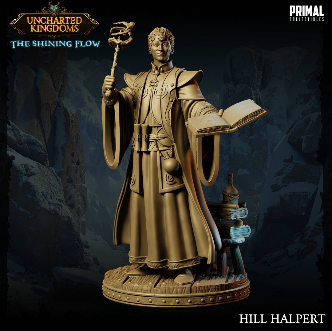 Wizard - Hill Halpert | Young Wizard Miniature | 3D Printed Tabletop ...