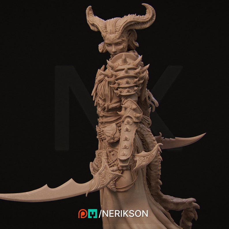 Iensi, the Demon Hunter, by Nerikson. Beautiful and Determined Demon ...