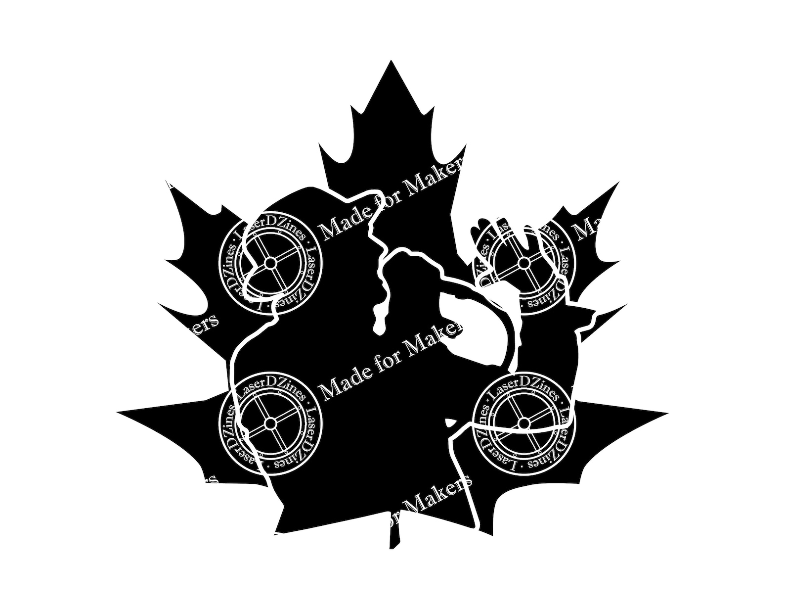 Gord Downie Maple Leaf SVG: Laser Cut File, Charcuterie Board Design ...