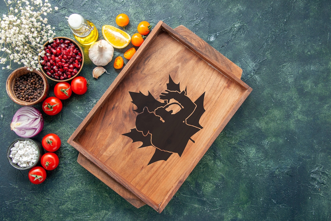 Gord Downie Maple Leaf SVG: Laser Cut File, Charcuterie Board Design ...