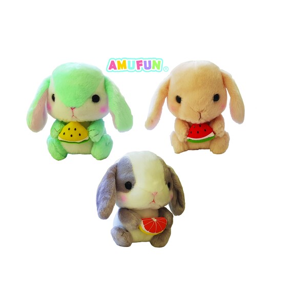 Japan Amuse Plush Toy Poteusa Loppy Bunnies 14cm Mogu Mogu - Etsy