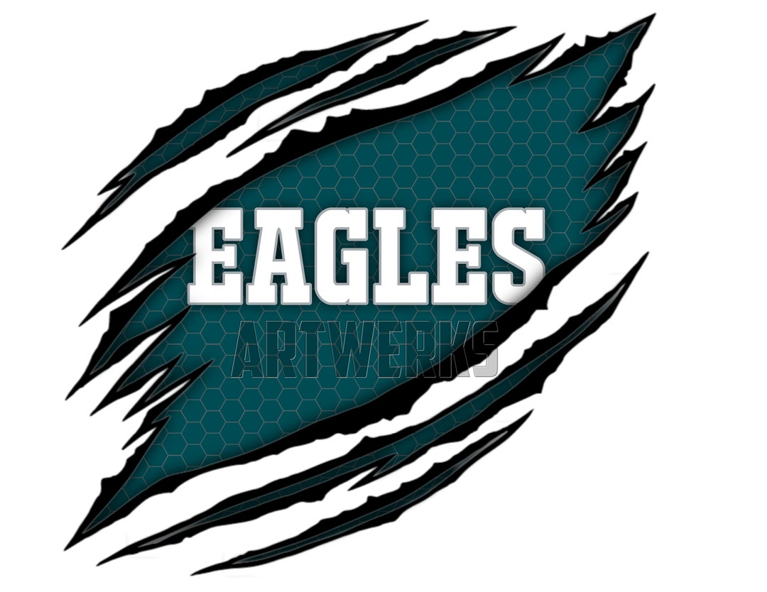 Team Spirit Eagles Ripped PNG File SVG Not Included - Etsy