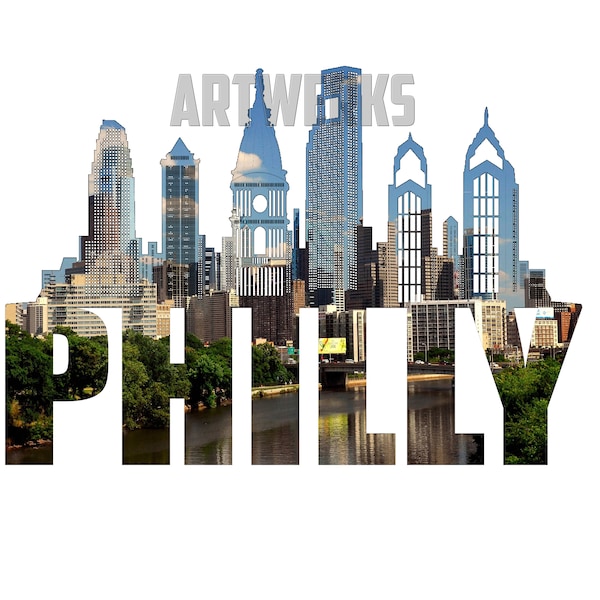 Philly Skyline Svg - Etsy