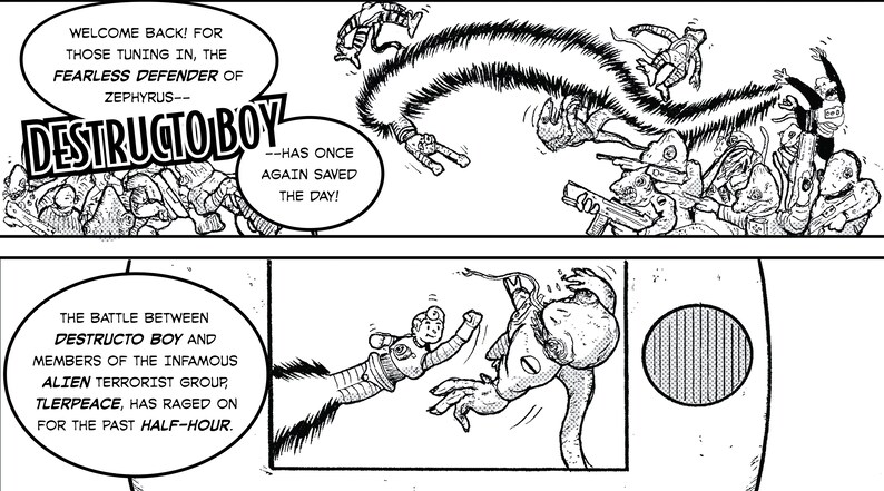 DESTRUCTO BOY: the Eclipse of GOOGOLPLEX part 1 of 2 - Etsy