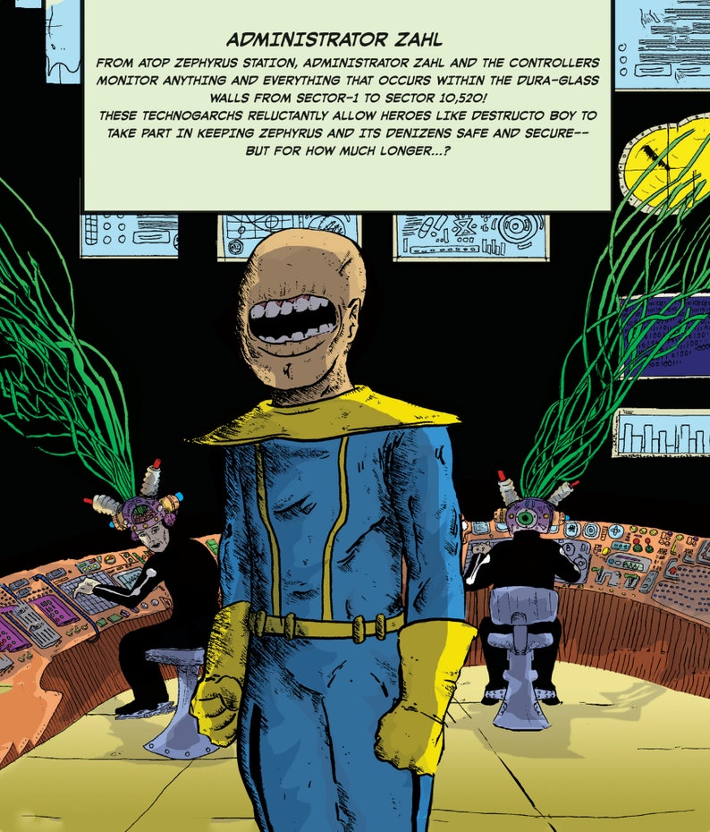 DESTRUCTO BOY: the Eclipse of GOOGOLPLEX (part 1 of 2) - Etsy