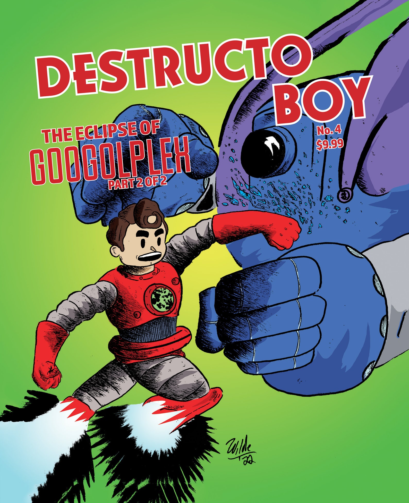 DESTRUCTO BOY: the Eclipse of GOOGOLPLEX (part 2 of 2) - Etsy
