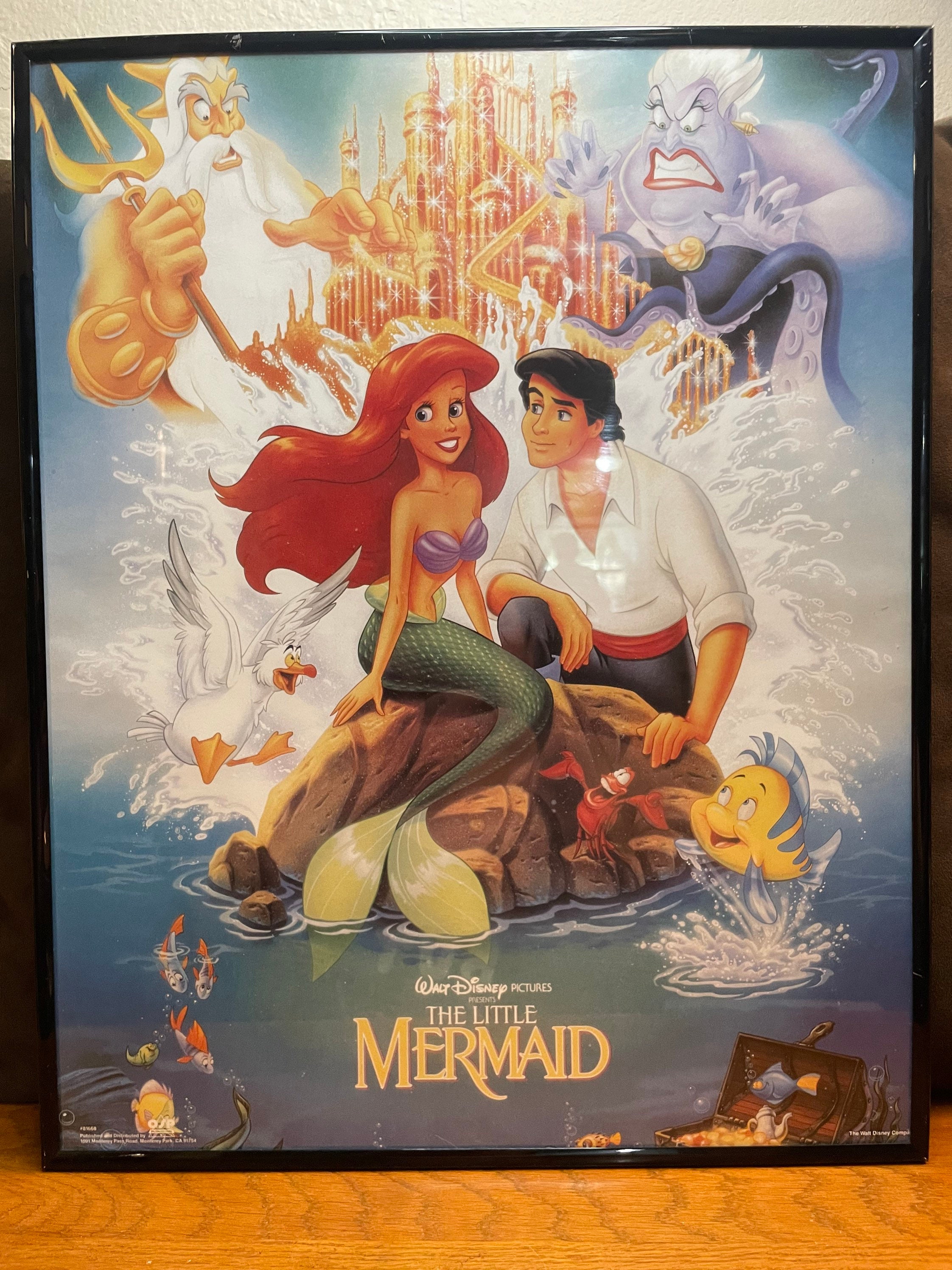 Vintage the Little Mermaid Disney BANNED Movie Poster 20x16 OSP 81668 ...