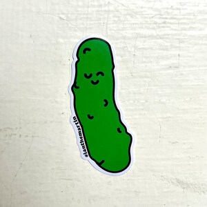 The Sticky Pickle Sticker - Etsy