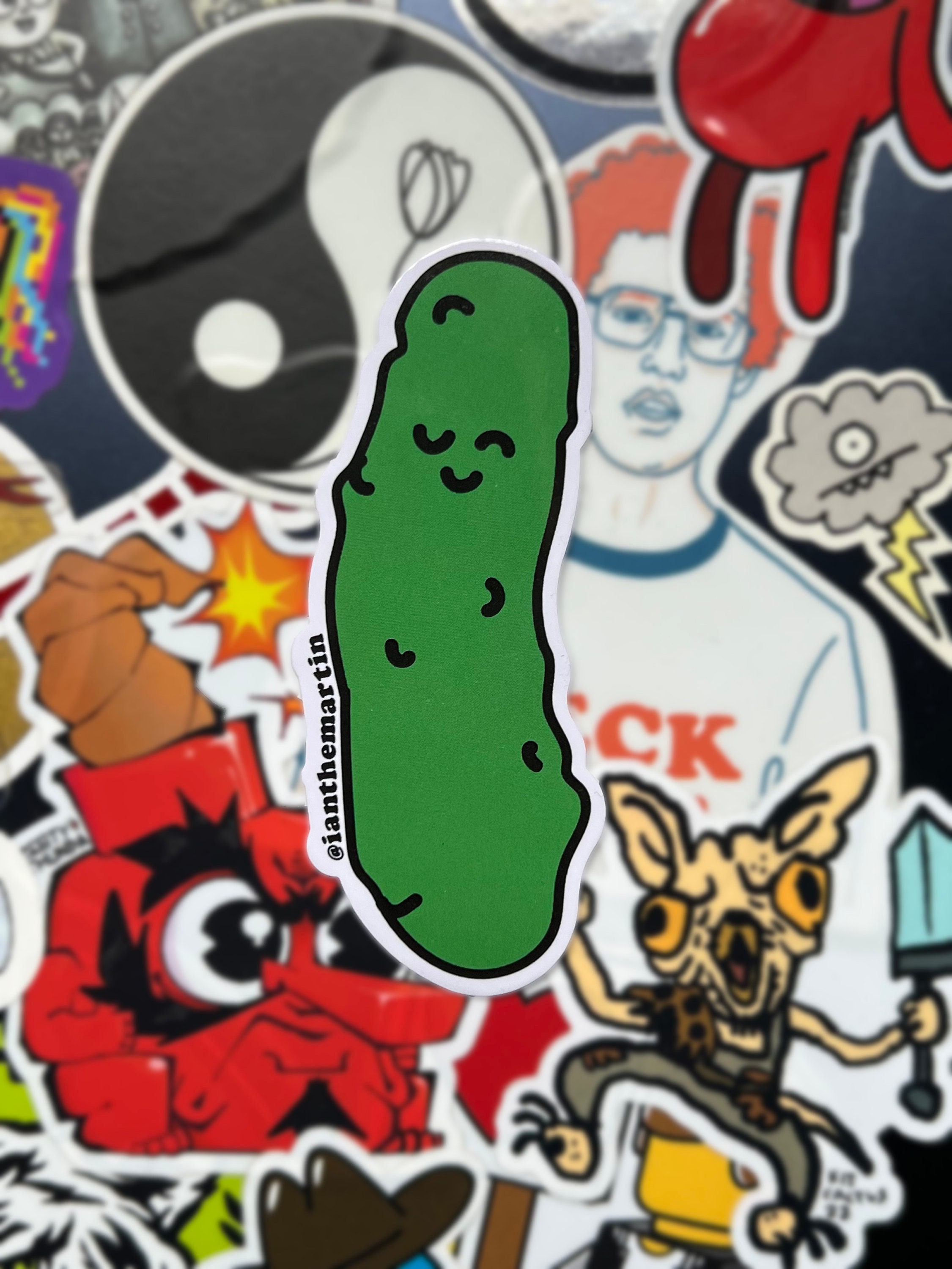 The Sticky Pickle Sticker - Etsy