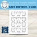 Baby Shower Royal Icing Transfer Sheet Baby Clothes Outfit RI - Etsy