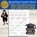 Graduation Transfer Sheet Royal Icing Template Bundle Pack - Etsy
