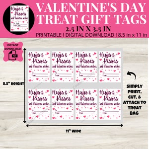 Preschool Valentines Exchange Cards for Classroom Valentines Day Party ...