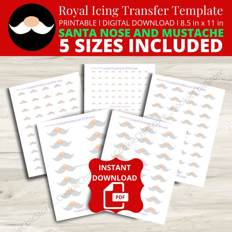 Mustache Pattern - Etsy