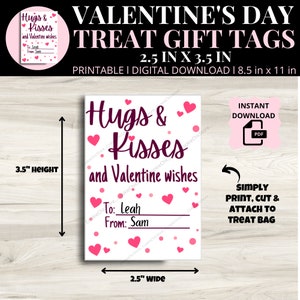 Preschool Valentines Exchange Cards for Classroom Valentines Day Party ...