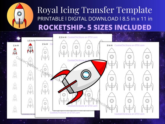 Rocket Ship Template