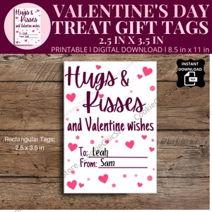 Preschool Valentines Exchange Cards for Classroom Valentines Day Party ...