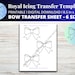 Bow Royal Icing Transfer Sheet Bow Cookie Transfer Template Digital ...