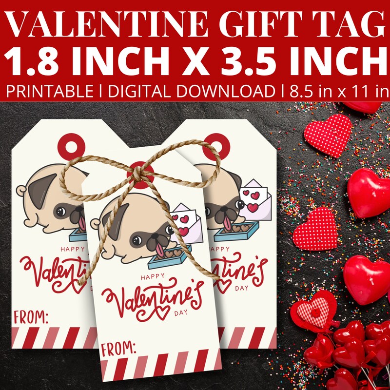 Pug Valentine - Etsy