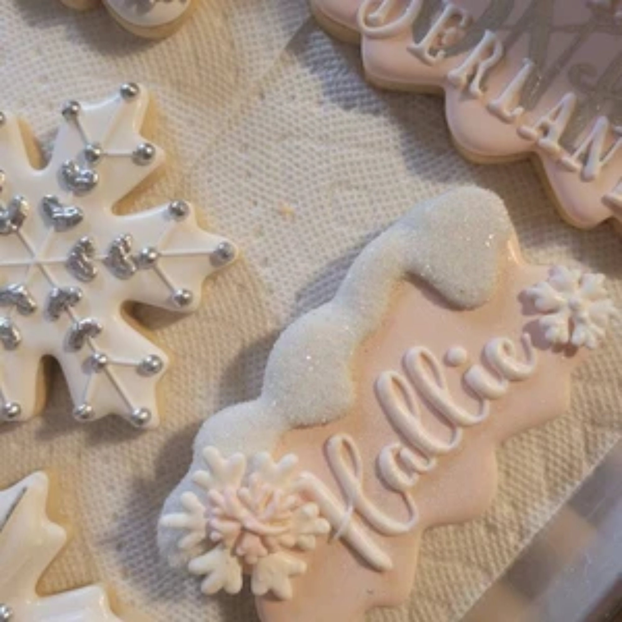 Christmas Royal Icing Transfer Sheet Snowflake Royal Icing - Etsy