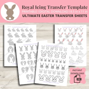 Royal Icing Transfer Sheet Easter, Icing Transfer RI Pattern, Cross ...