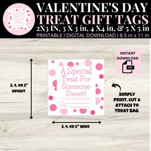 Printable Valentine Gift Tags for Classroom Valentines - Etsy