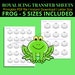 Frog Royal Icing Transfer Template Sheet for Royal Icing, Sugar Cookie ...