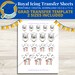 Graduation Transfer Sheet Royal Icing Template Bundle Pack - Etsy