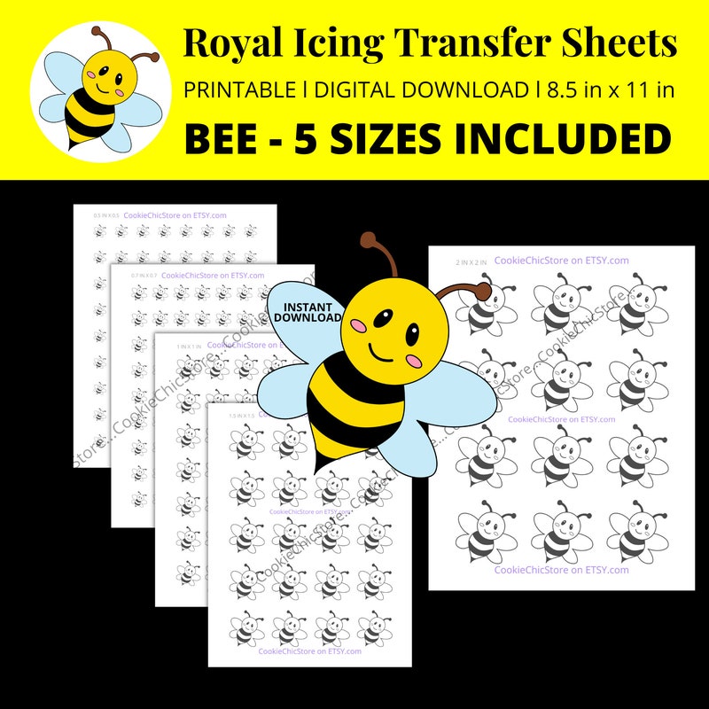 Bee Transfers - Etsy