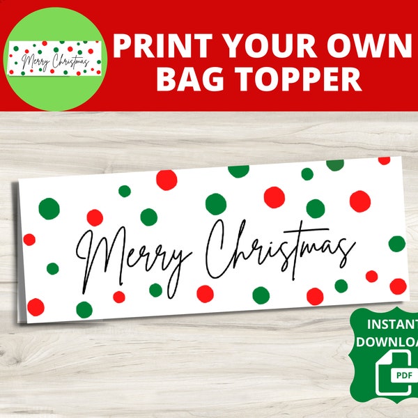 Treat Bag Topper - Etsy