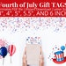 Happy 4th of July Party Favor Independence Day Bag Topper, Printable ...