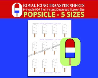 Elephant Royal Icing Transfer Sheet Template Printable - Etsy