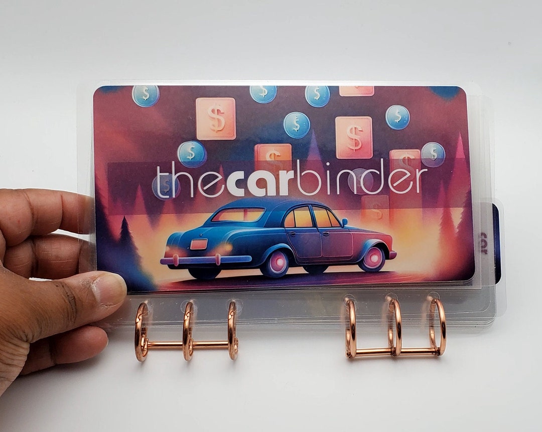 The CAR Binder | A6 Budget Binder and Cash Envelopes | Vellum and 5mil ...